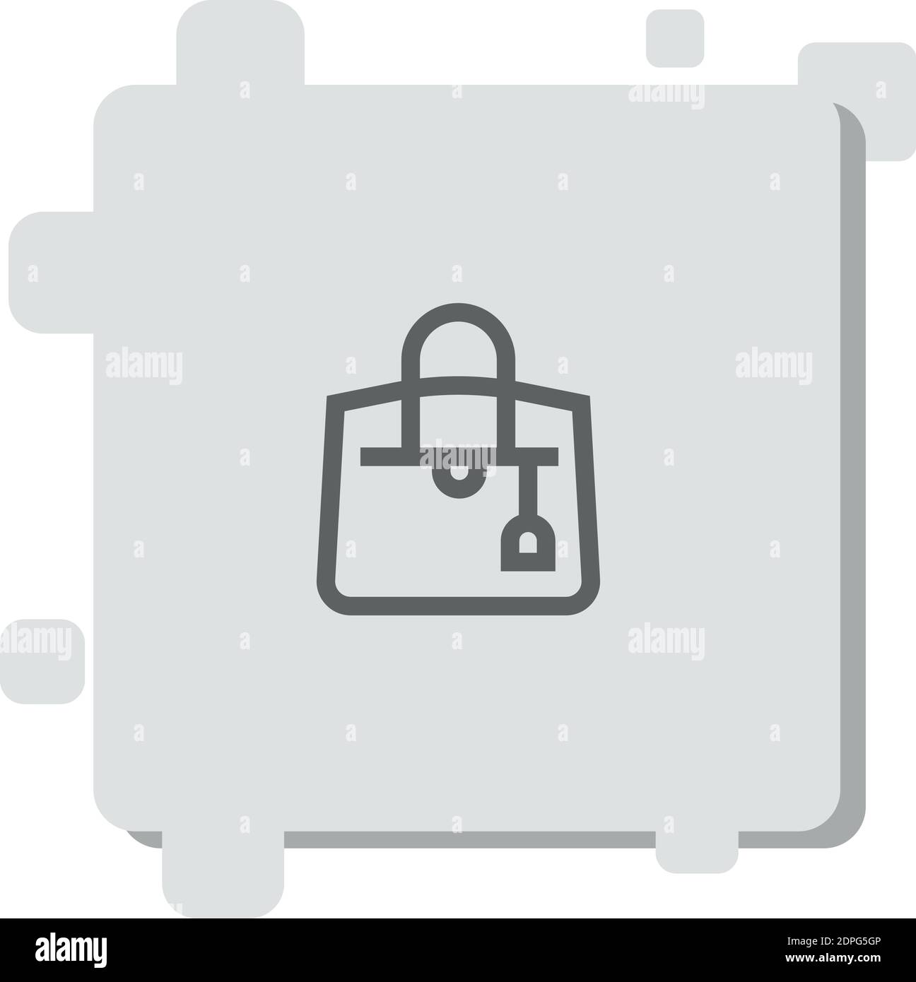 bag vector icon modern simple vector illustration Stock Vector Image ...