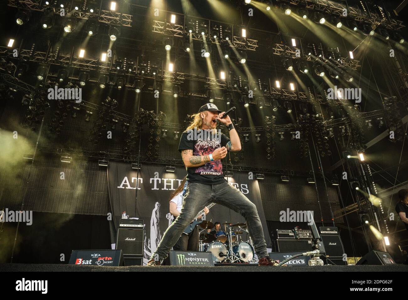 At The Gates in concert at 26th Wacken Open Air festival in Wacken ...
