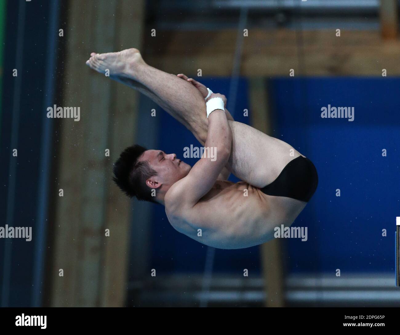 QIU Bo of China, gold from the 10 m. platform during 16th FINA World ...