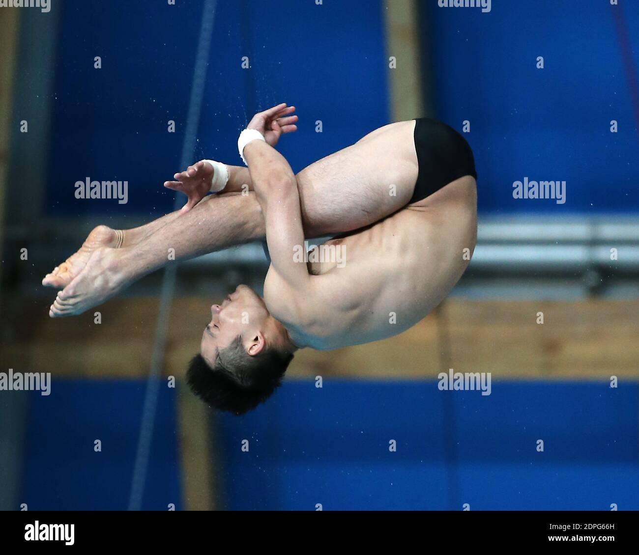 QIU Bo of China, gold from the 10 m. platform during 16th FINA World ...