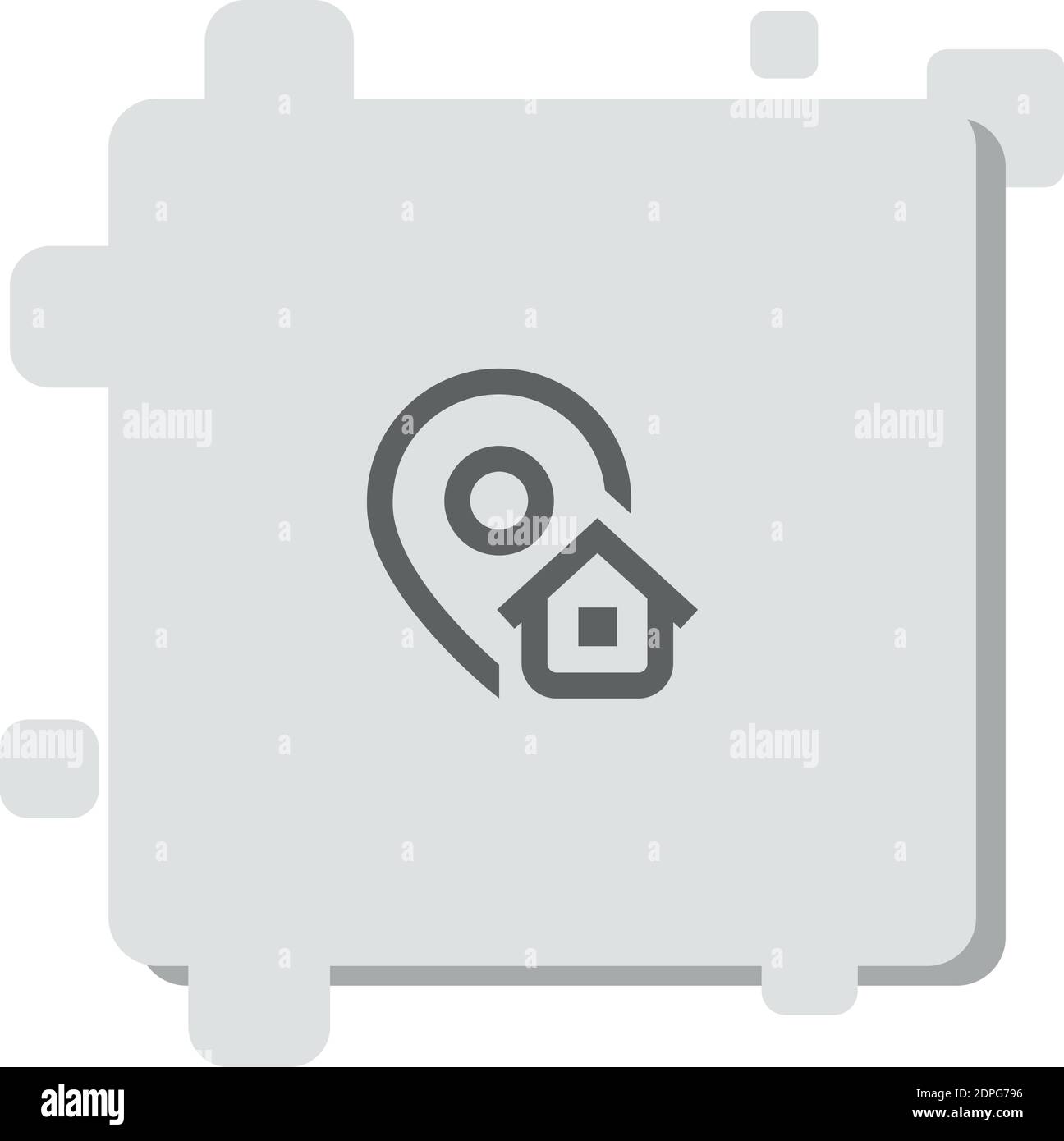 address vector icon modern simple vector illustration Stock Vector ...