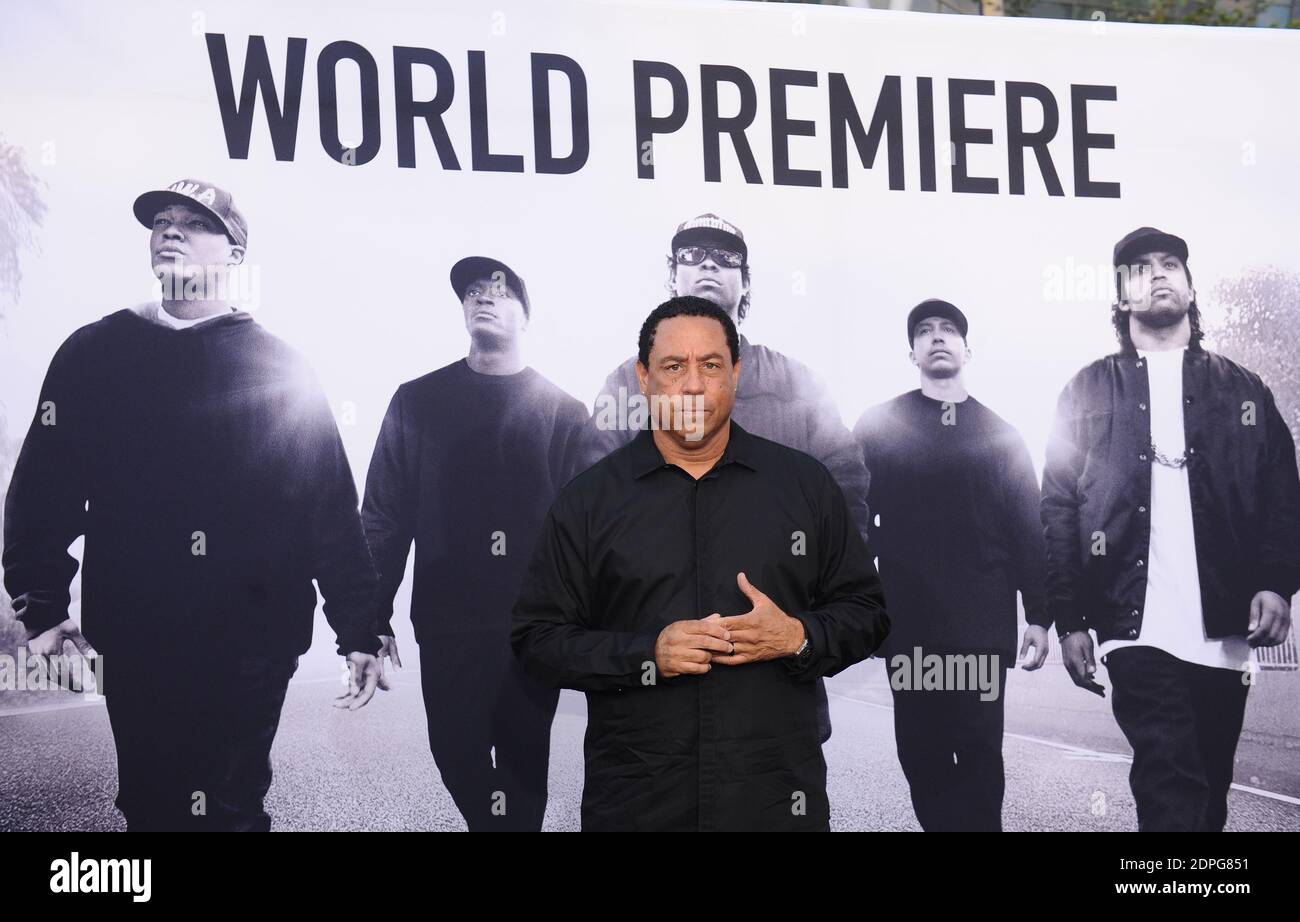 DJ Rella attends the Universal Pictures and Legendary Pictures premiere ...