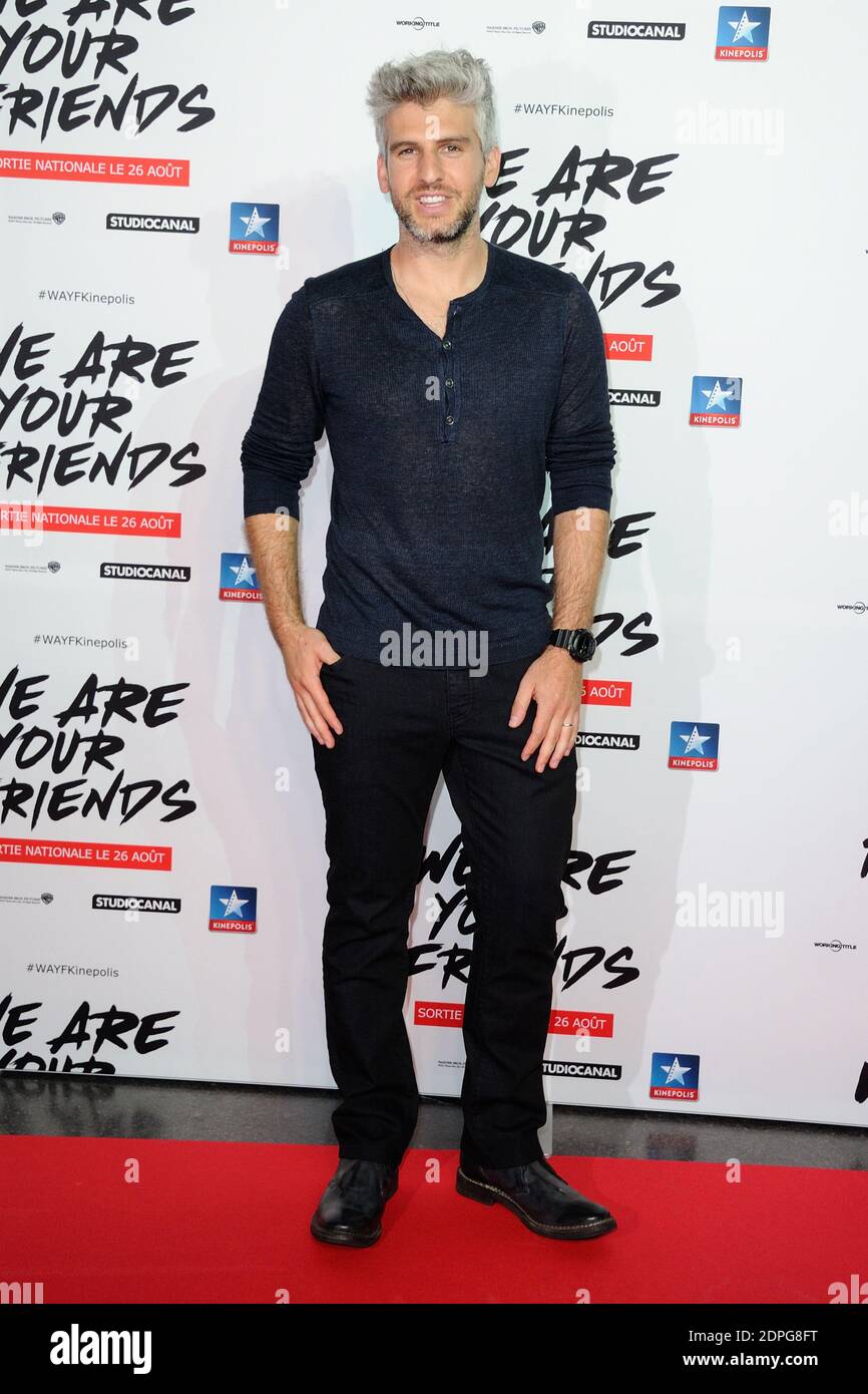 Max Joseph attending the We Are Your Friends French premiere at the ...