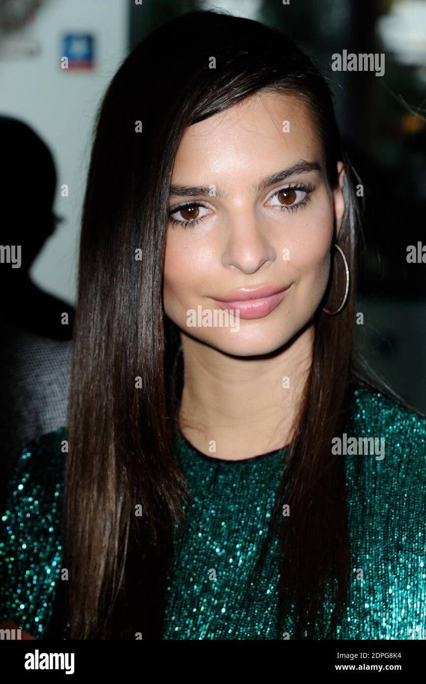 Emily Ratajkowski attending the We Are Your Friends French premiere at ...