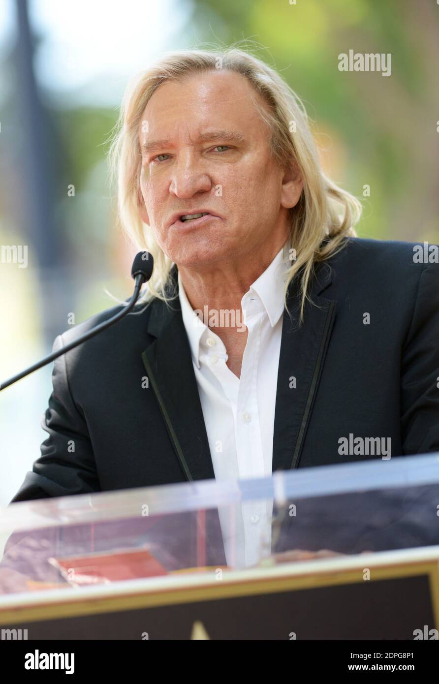 Joe Walsh attends the ceremony honoring Al Schmitt with a Star on the ...