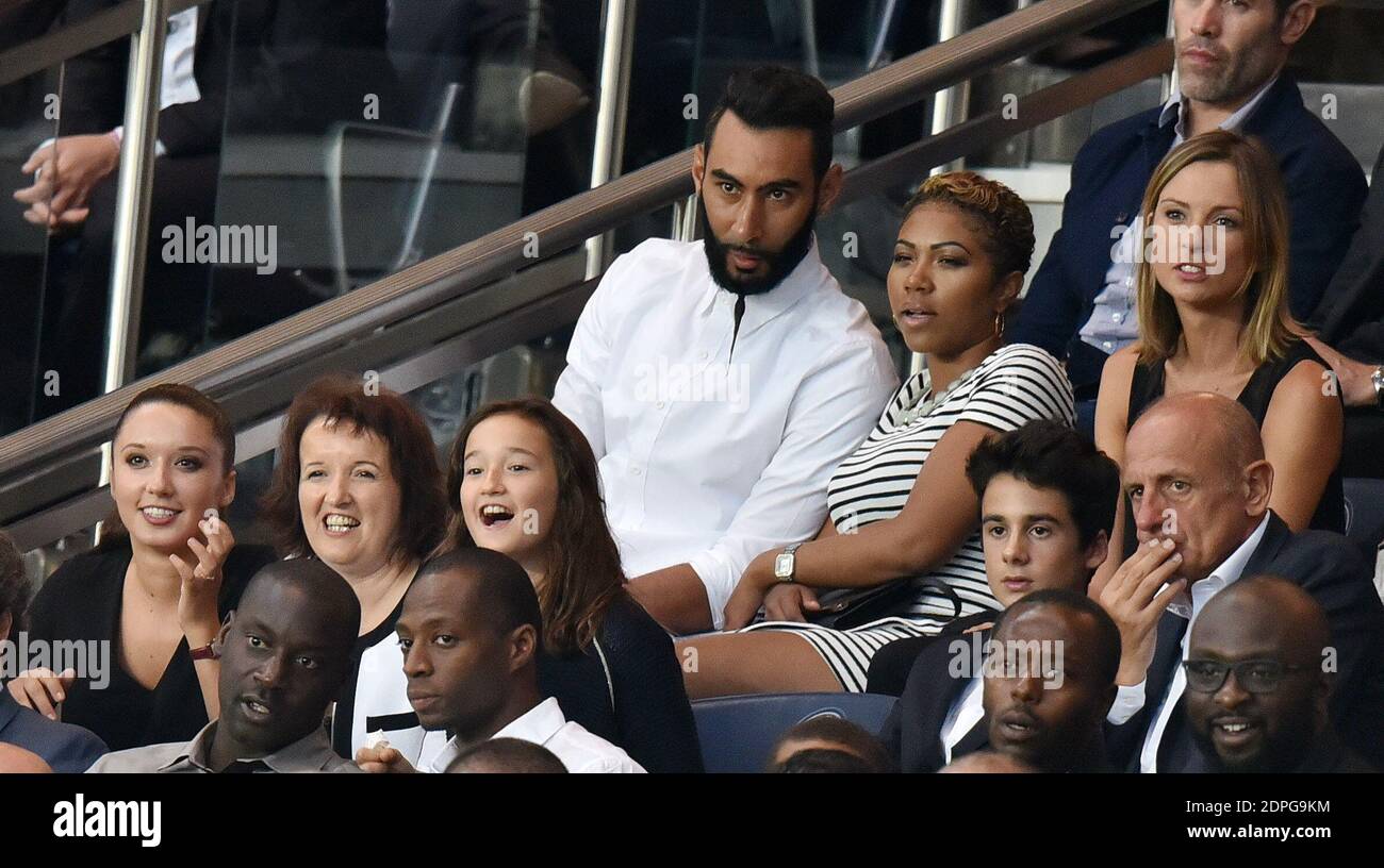 French Rapper La Fouine and his gilrfriend attending the French First ...