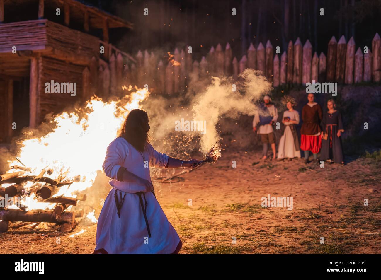 Slavic summer solstice festival hi-res stock photography and images - Alamy