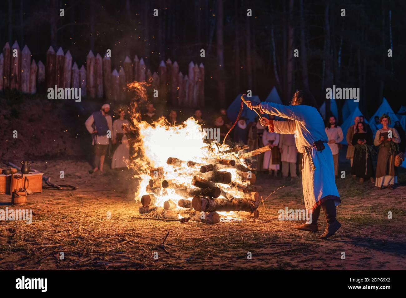 Slavic summer solstice festival hi-res stock photography and images - Alamy