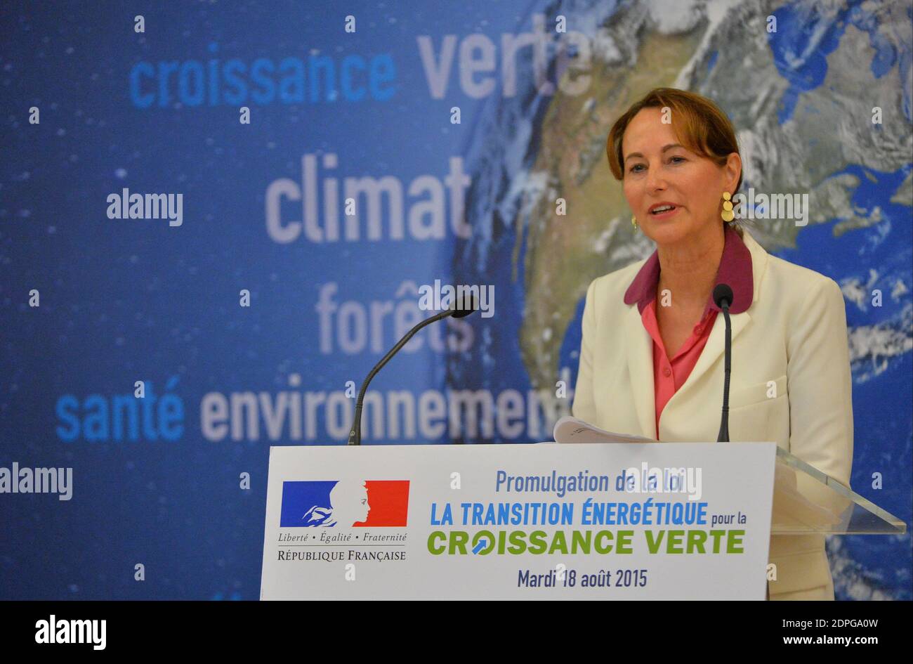 French Minister of Ecology, Sustainable Development and Energy ...