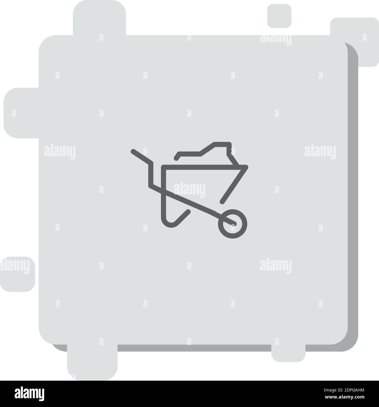 barrow vector icon modern simple vector illustration Stock Vector Image ...