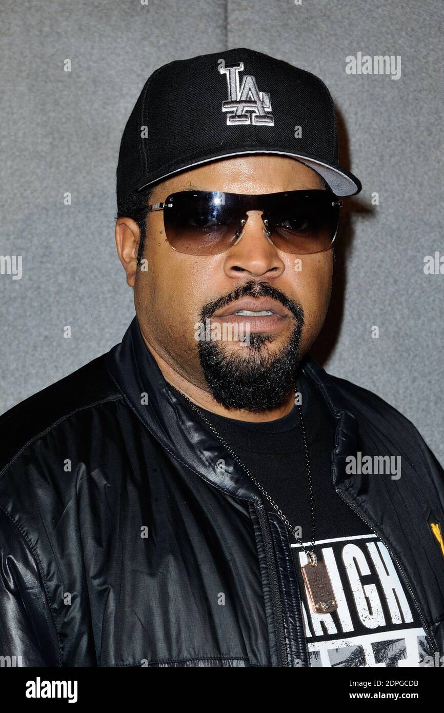 Ice Cube attending the Straight Outta Compton French premiere held at ...