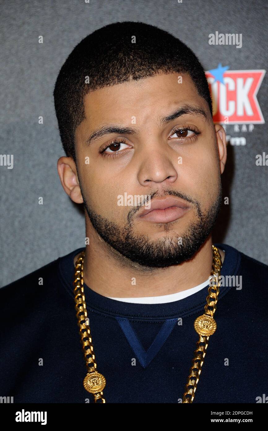 O'Shea Jackson Jr. attending the Straight Outta Compton French premiere ...