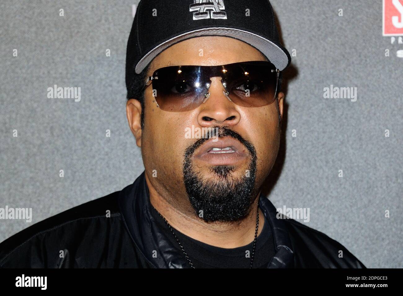 Ice Cube attending the Straight Outta Compton French premiere held at ...