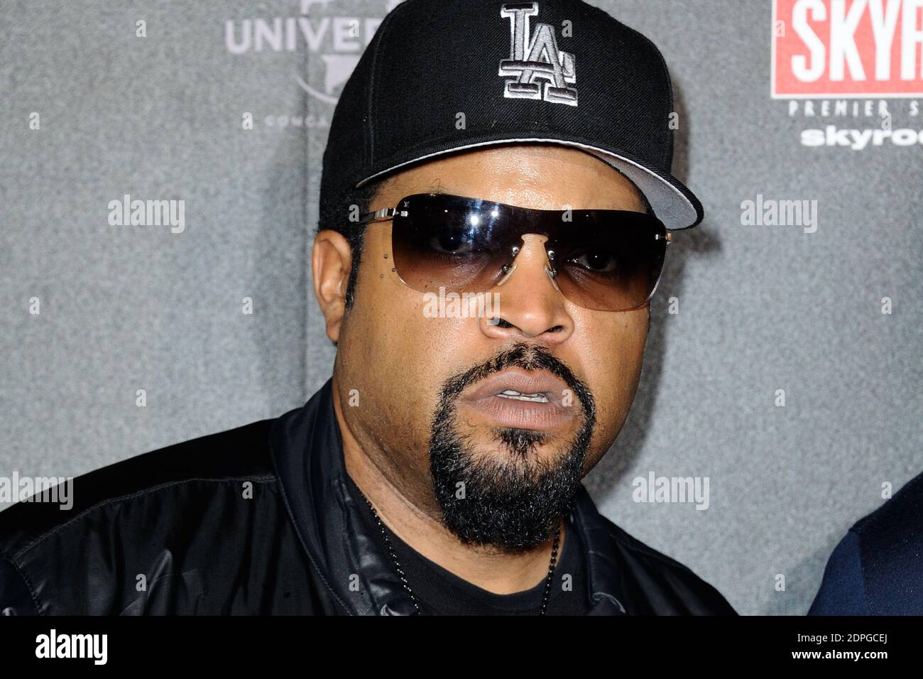 Ice Cube attending the Straight Outta Compton French premiere held at ...