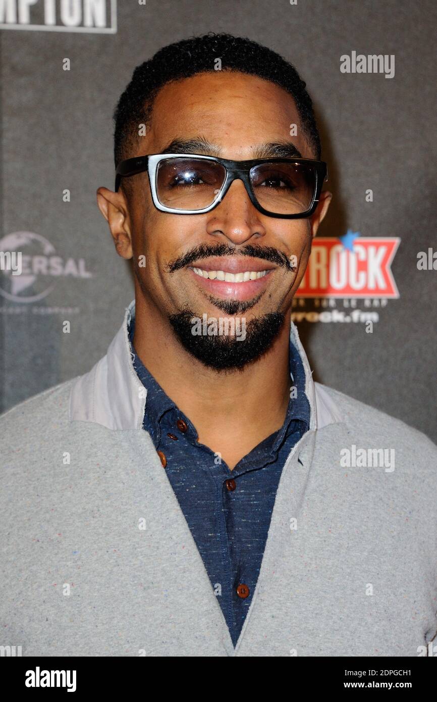 Greg Frite attending the Straight Outta Compton French premiere held at ...