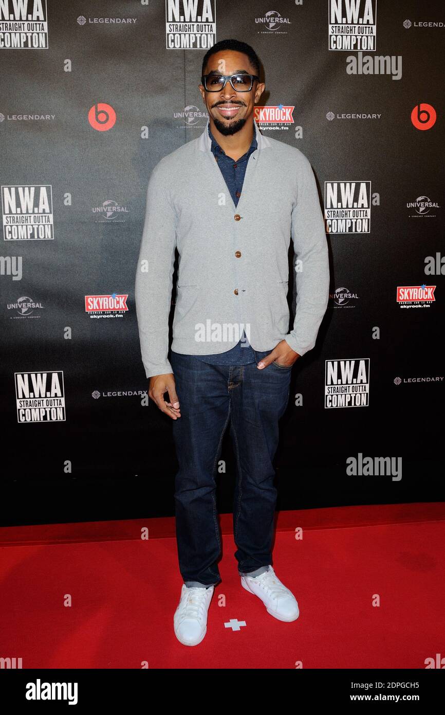 Greg Frite attending the Straight Outta Compton French premiere held at ...