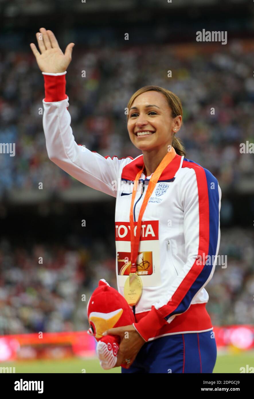 Jessica Ennis-Hill of Great Britain the gold medal won in the ...