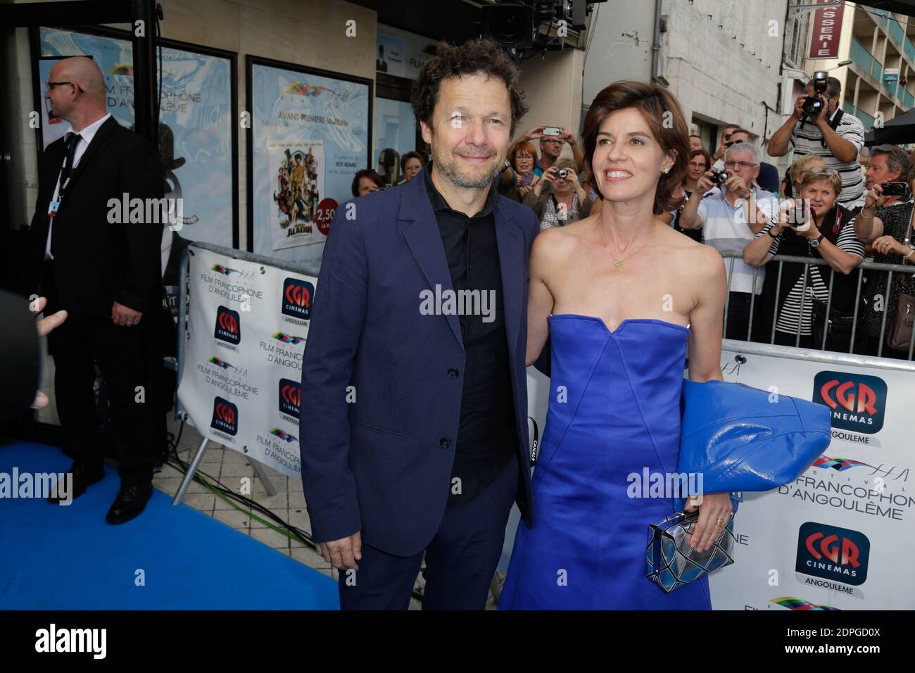 Irene Jacob and her husband Jerome Kircher attending the screening of ...