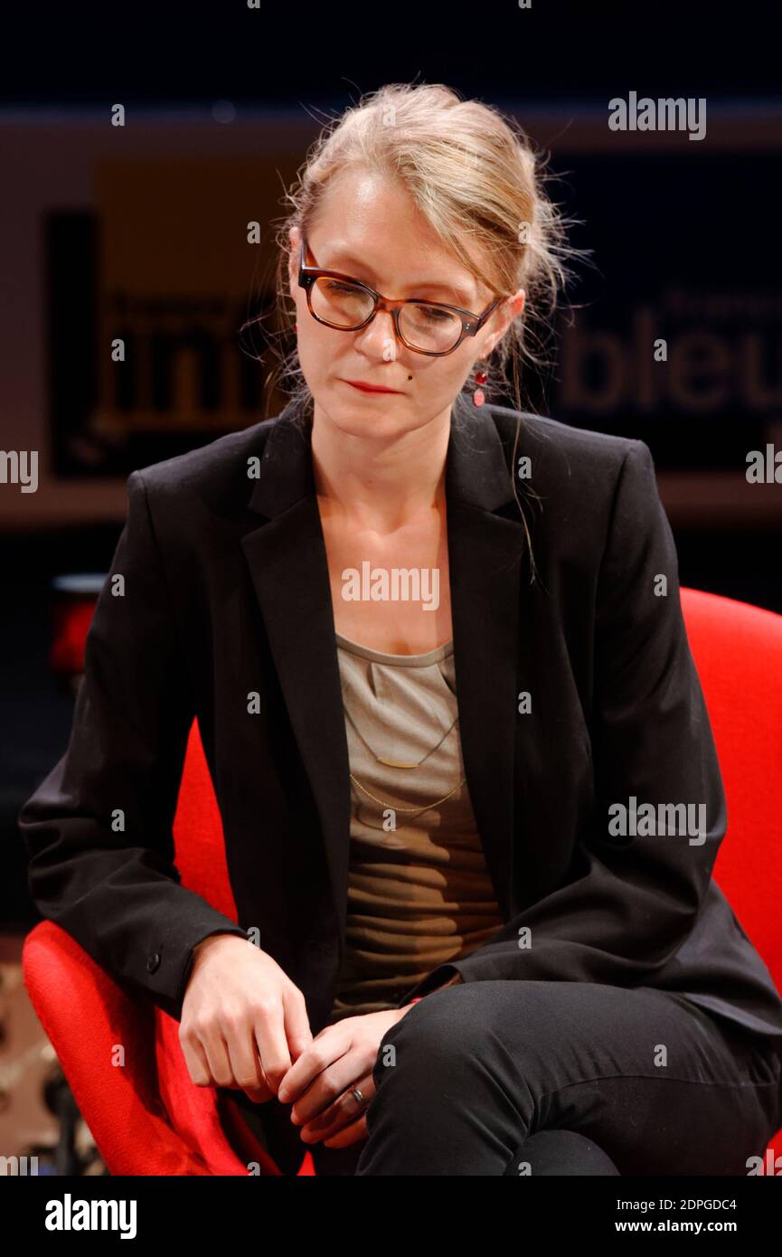 Anne Laure Labalette attending Radio France radio station annual press ...
