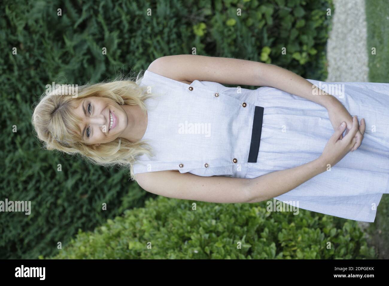 Mathilde Bisson posing for the photocall of 'Au plus pres du soleil ...