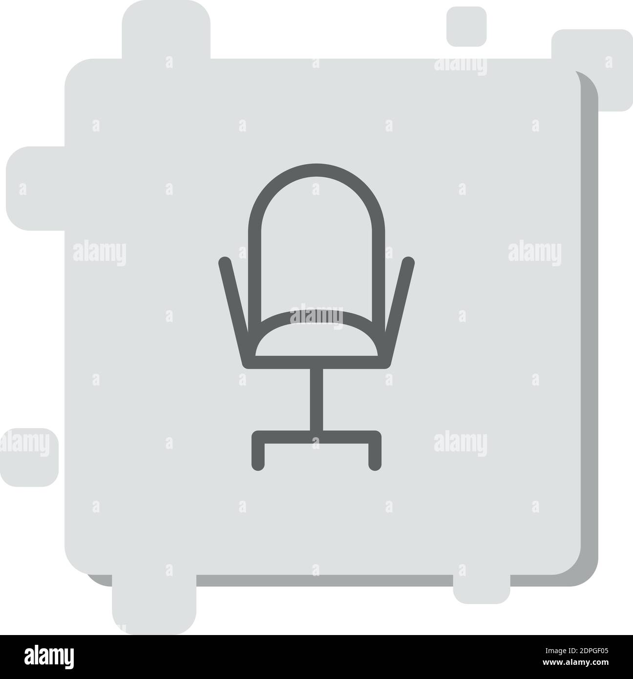 chair vector icon modern simple vector illustration Stock Vector Image ...
