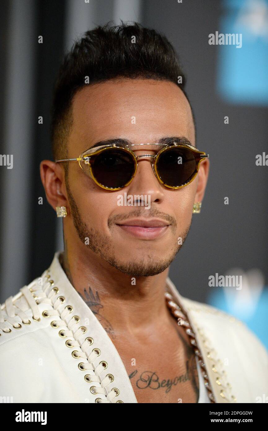 Lewis Hamilton attends the 2015 MTV Video Music Awards at Microsoft ...