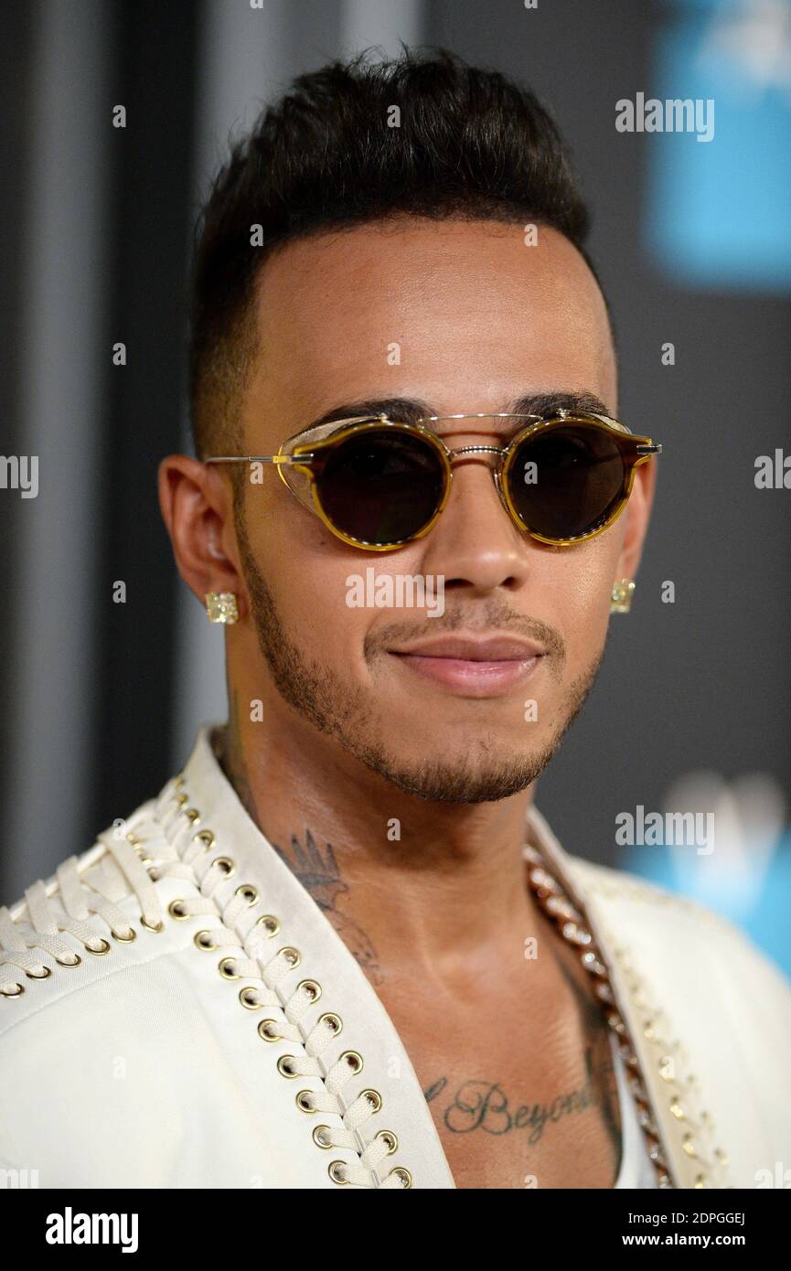 Lewis Hamilton attends the 2015 MTV Video Music Awards at Microsoft ...