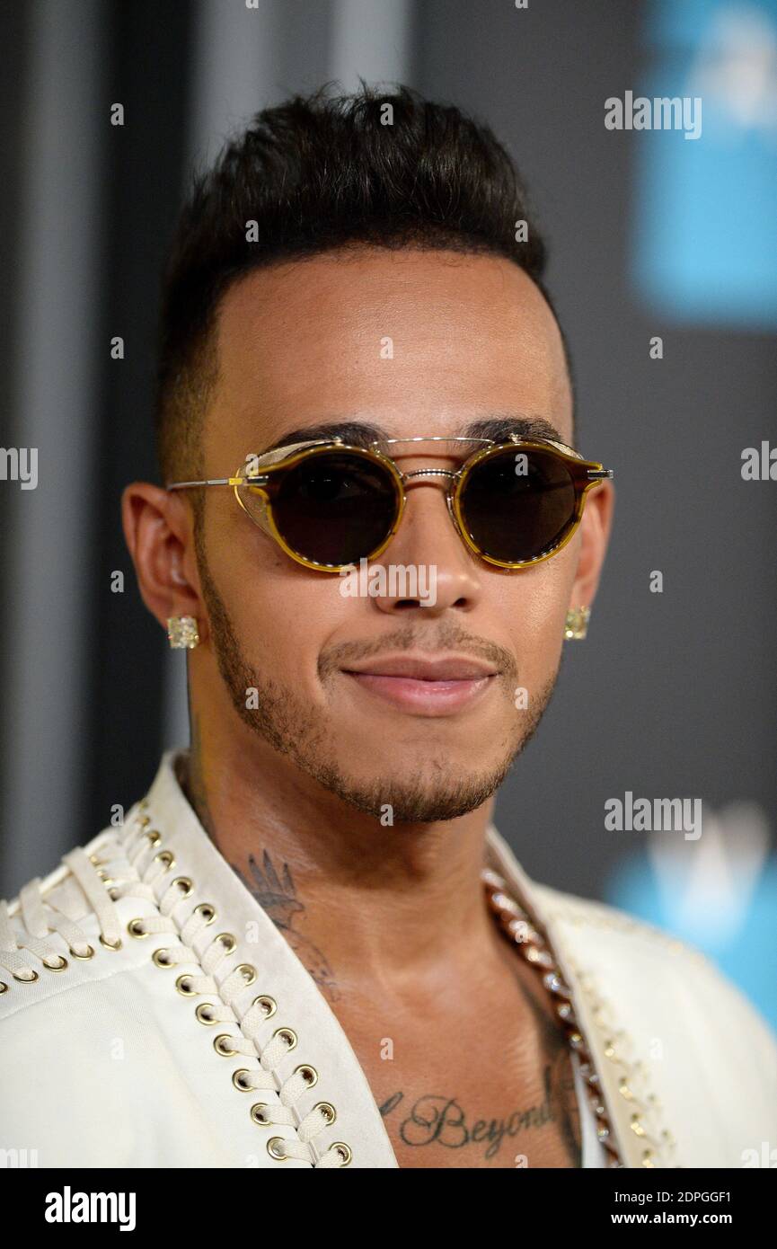 Lewis Hamilton attends the 2015 MTV Video Music Awards at Microsoft ...