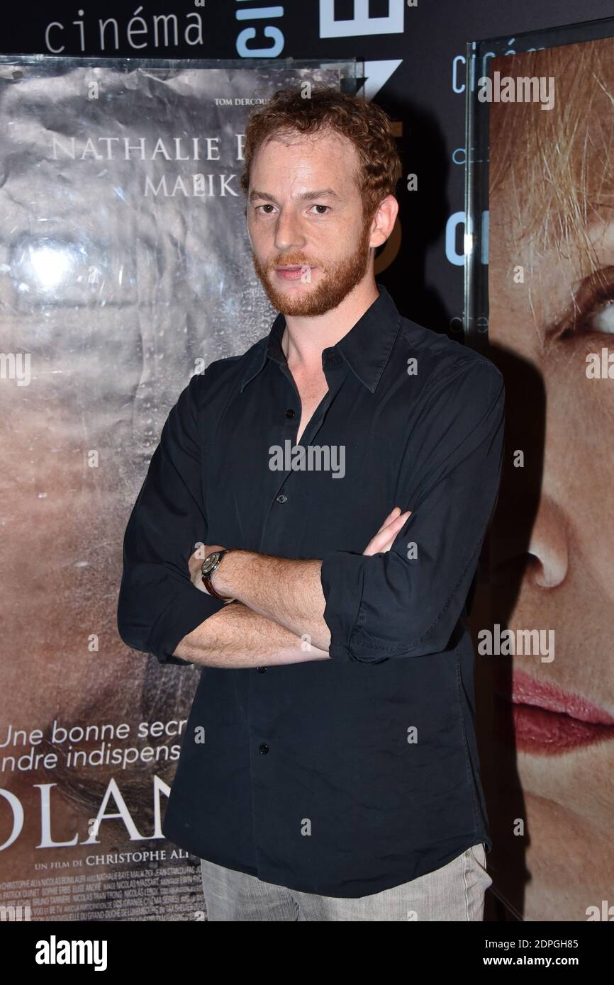 Malik Zidi attending 'La Volante' premiere at UGC Cine Cite La Defense ...