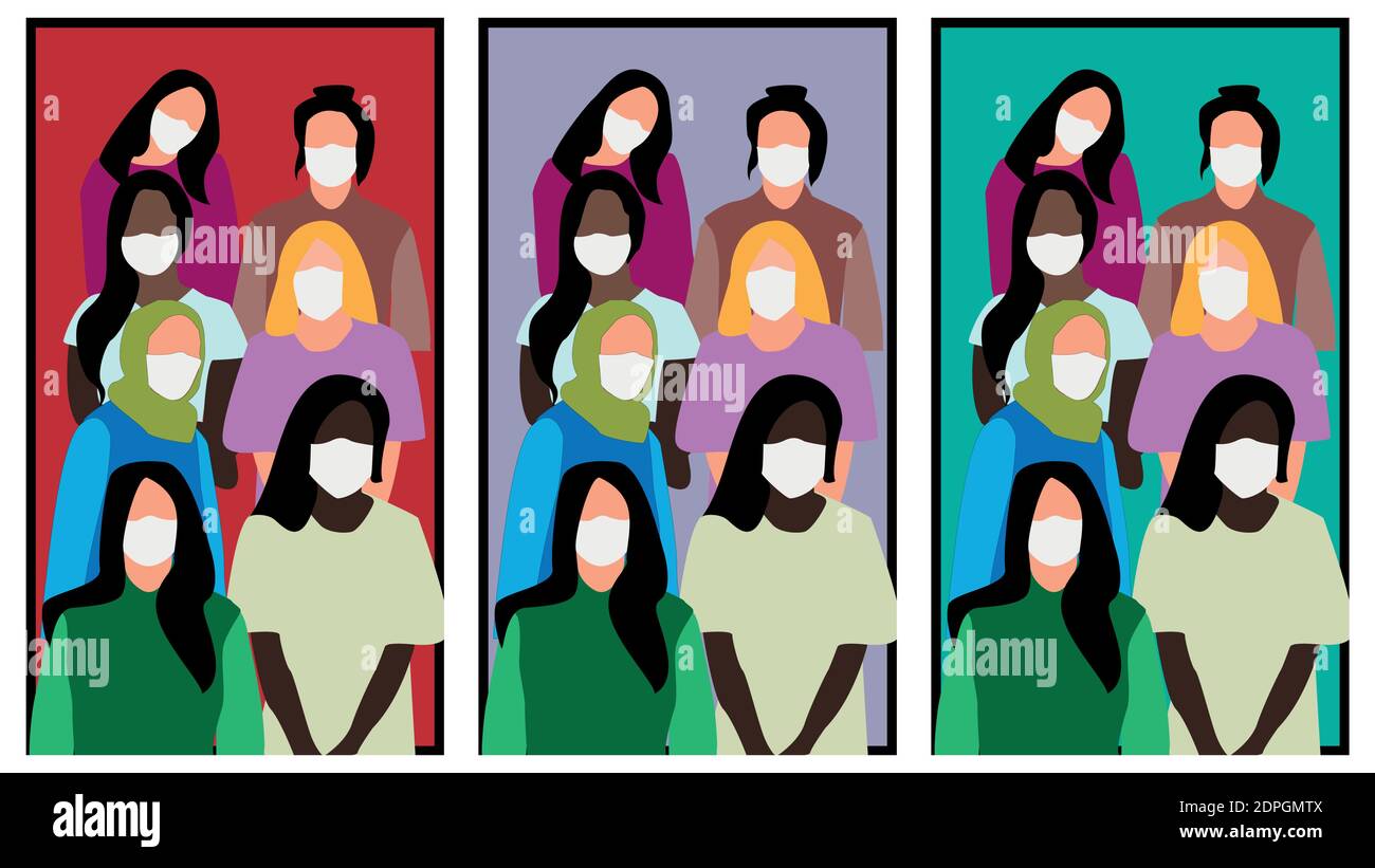 Sick people icon set Cut Out Stock Images & Pictures - Alamy