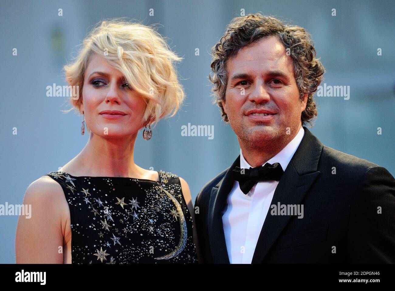 Mark Ruffalo and his girlfriend Sunrise Coigney attending the ...