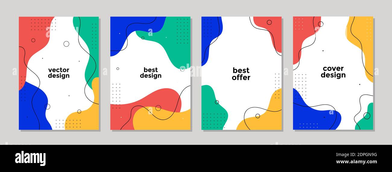 Abstract universal cover designs for Annual Report, Brochures, Flyers ...