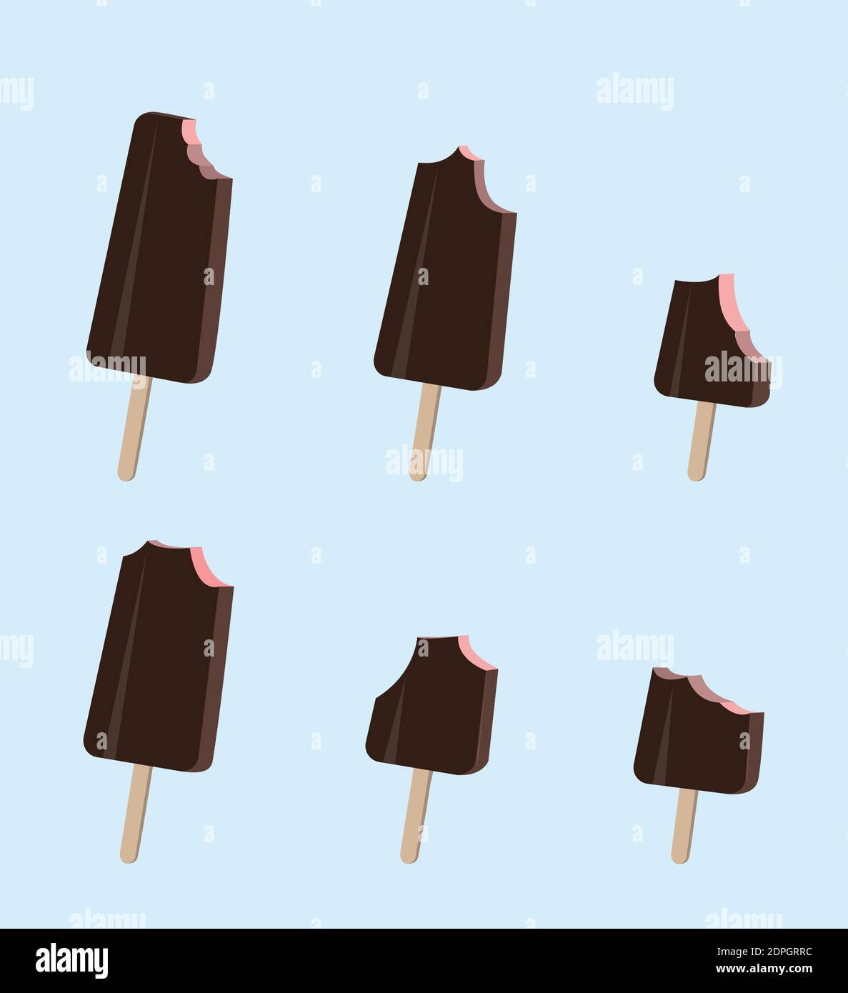 Colorful ice lolly different Stock Vector Images - Alamy
