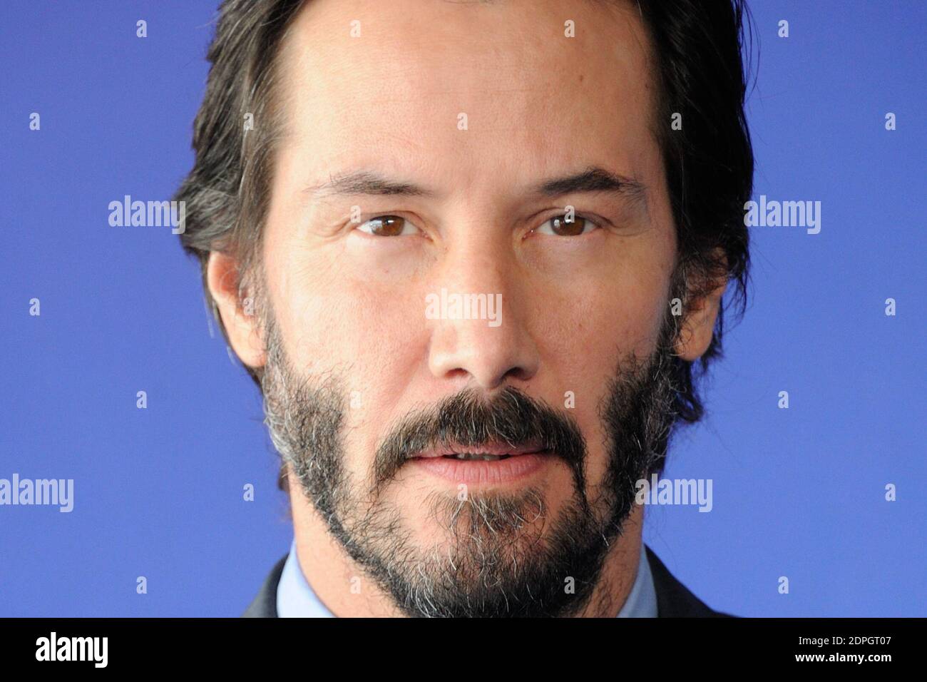 Keanu Reeves posing at the photocall for the film Knock Knock as part ...
