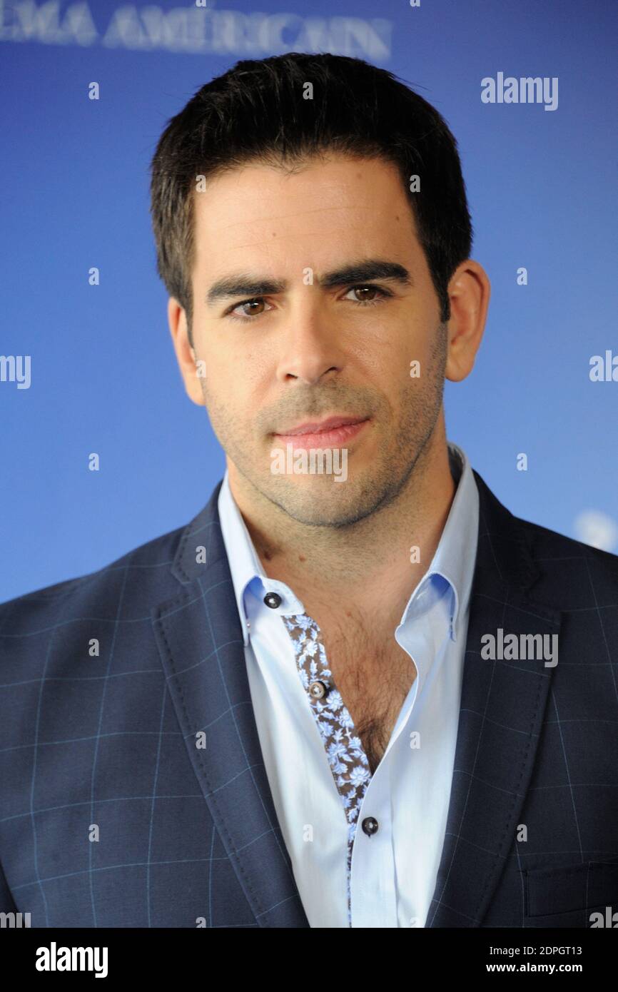 Eli Roth posing at the photocall for the film Knock Knock as part of ...