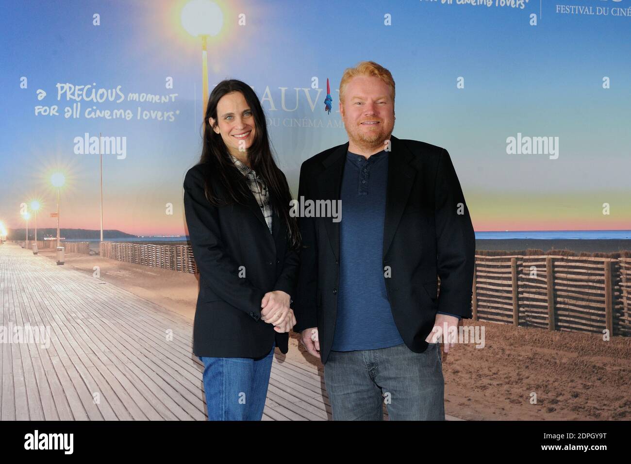 Amy Koppelman and Mike Harrop poses at the photocall for the film I ...