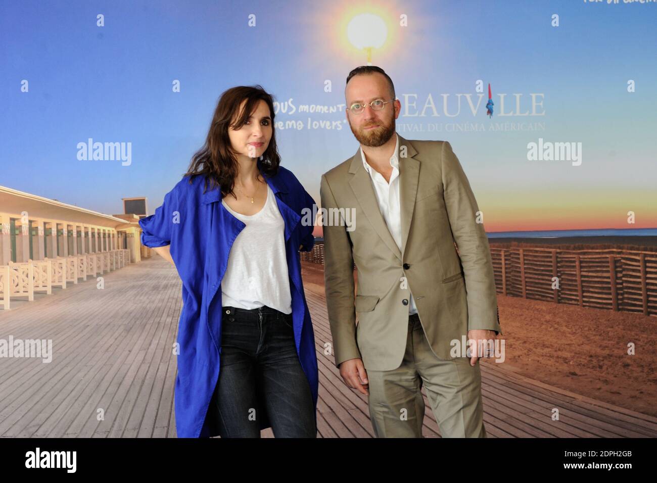 Sebastien Chenut, Maud Geffray poses at the photocall for the film Day ...