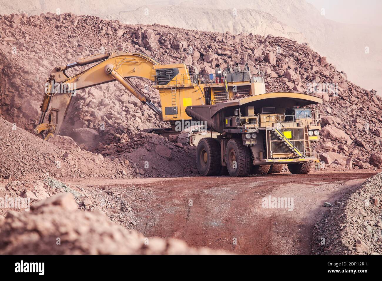 Bulldozer At Construction Site Stock Photo - Alamy