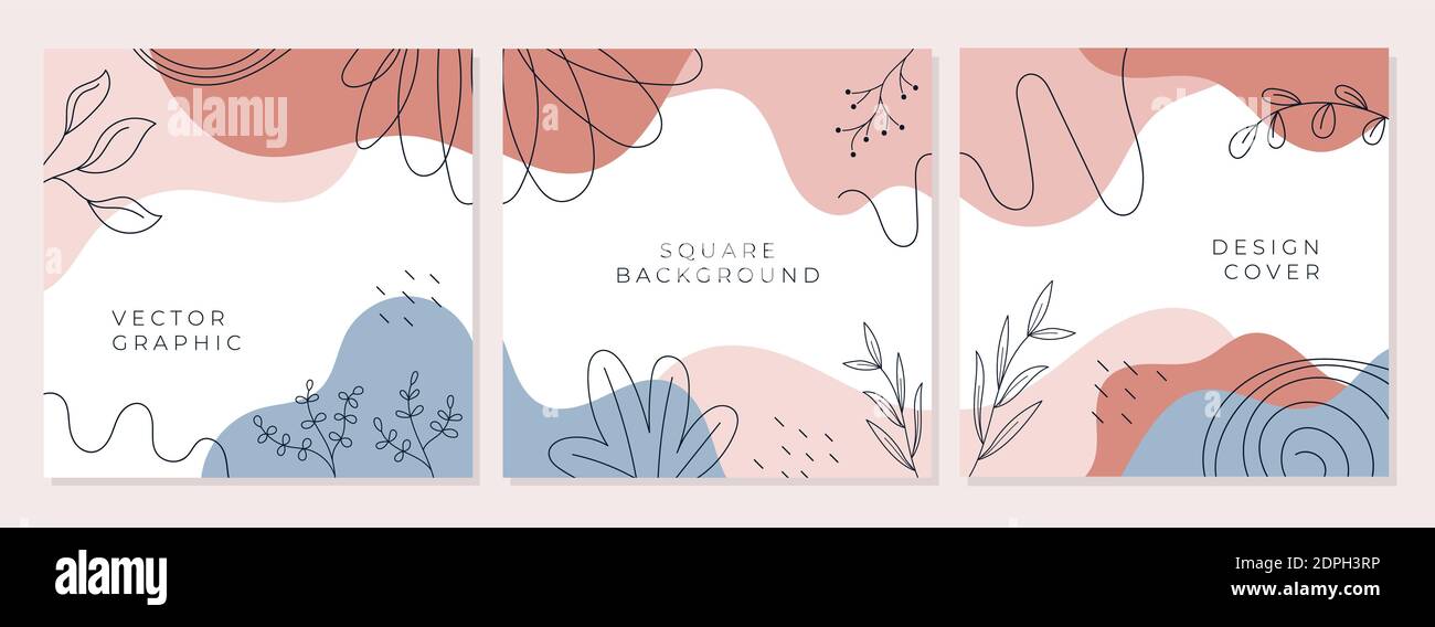 Set abstract minimalist backgrounds Stock Vector Images - Alamy