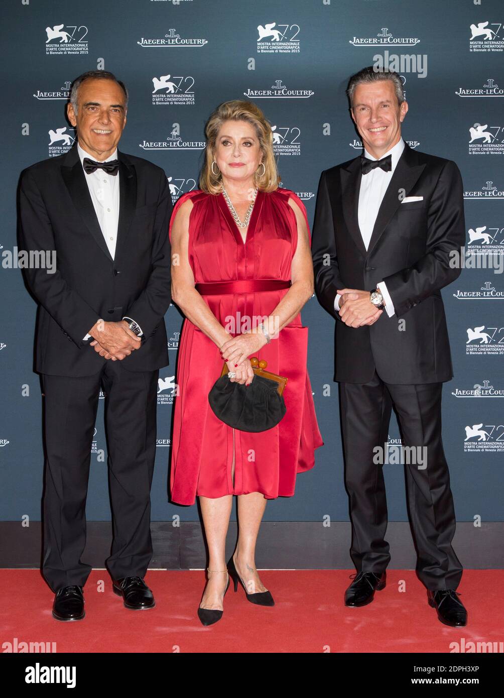 Alberto Barbera, Catherine Deneuve, Daniel Riedo at the Jaeger ...