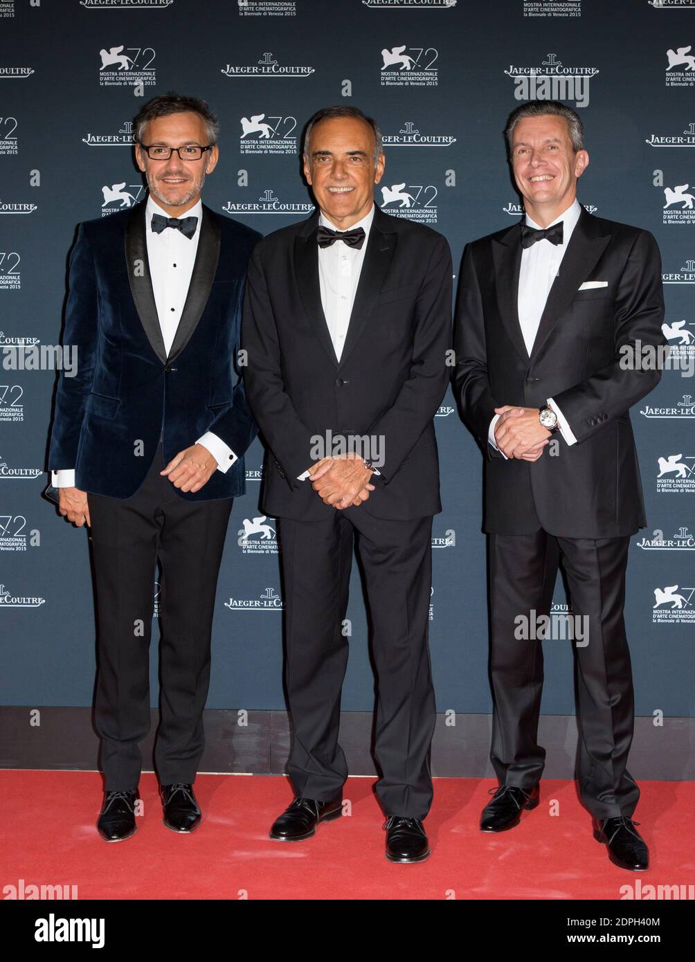 Laurent Vinay (JLC Head of Communication), Alberto Barbera, Daniel ...