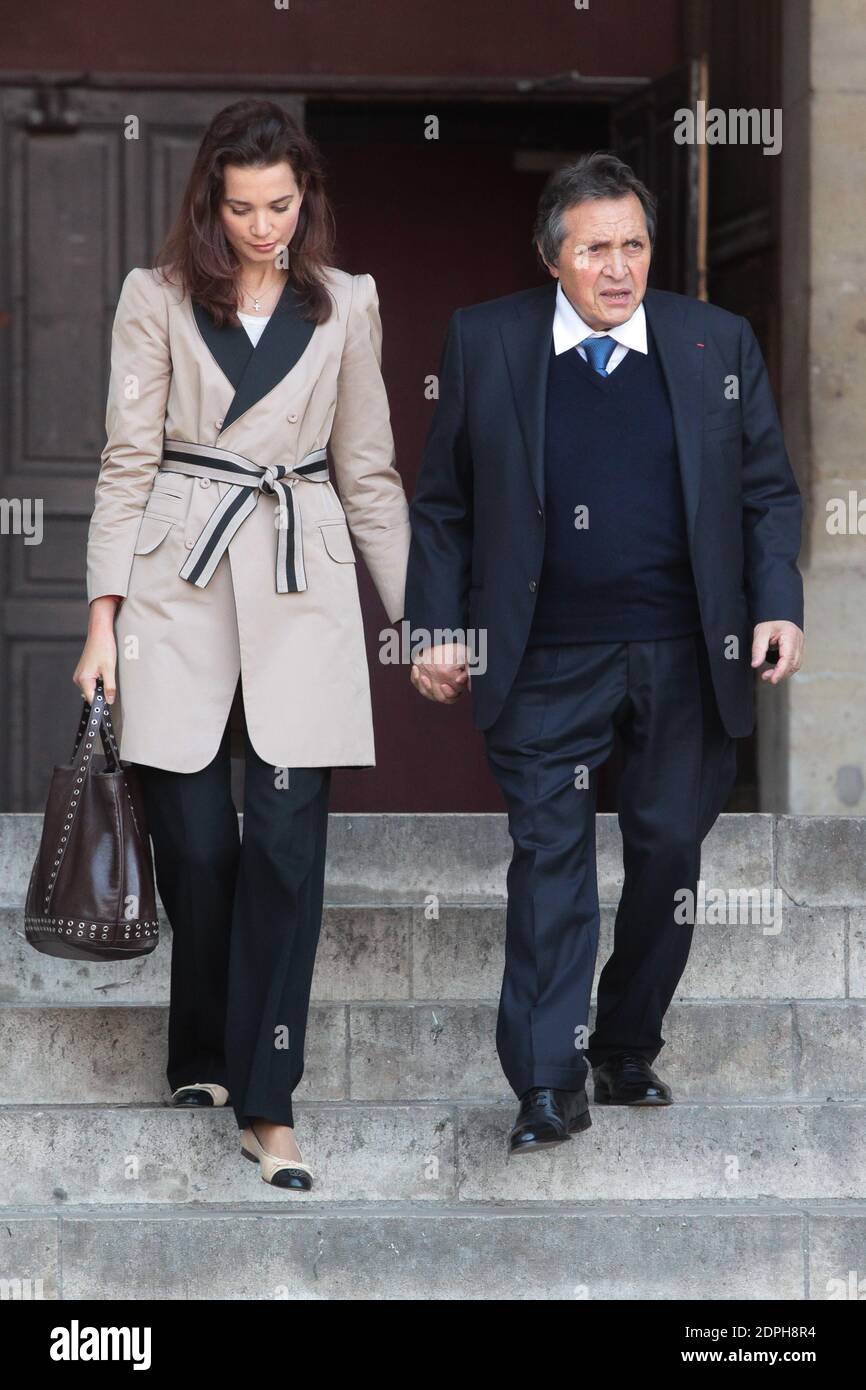Humbert Ibach (Meme Ibach) and Patricia Munoz attending the funeral ...