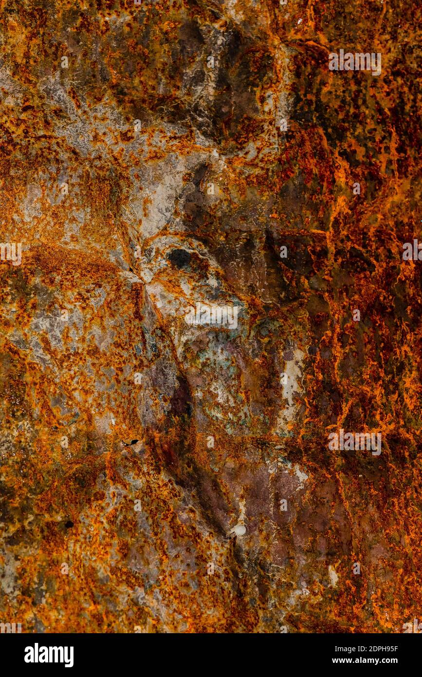 Rusty metal texture. Old rusty metal texture macro photography. Rust ...