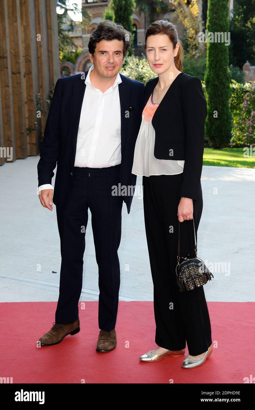 Gina McKee and Nicolas Saada attending the 'Taj Mahal' premiere during ...