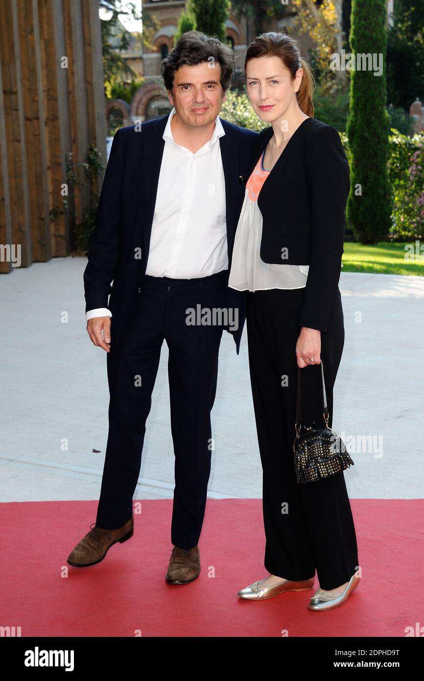 Gina McKee and Nicolas Saada attending the 'Taj Mahal' premiere during ...