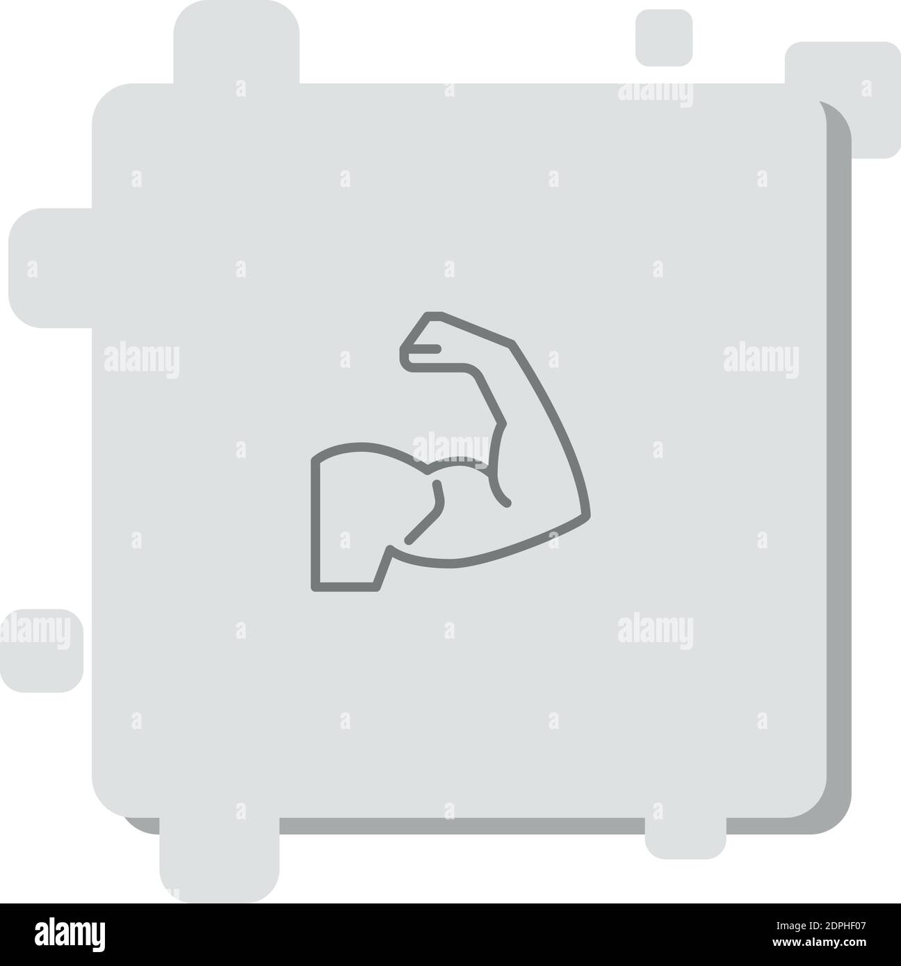 strong vector icon modern simple vector illustration Stock Vector Image ...