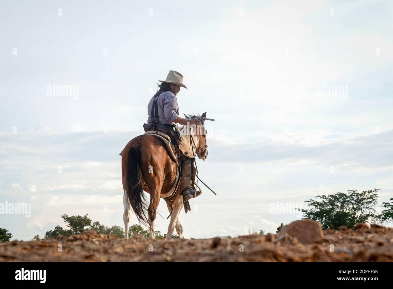 Cowboy Horse Gun High Resolution Stock Photography and Images - Alamy