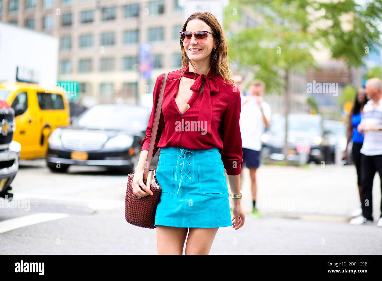 Street style, Ece Sukan arriving at Jason Wu Spring Summer 2016 show ...