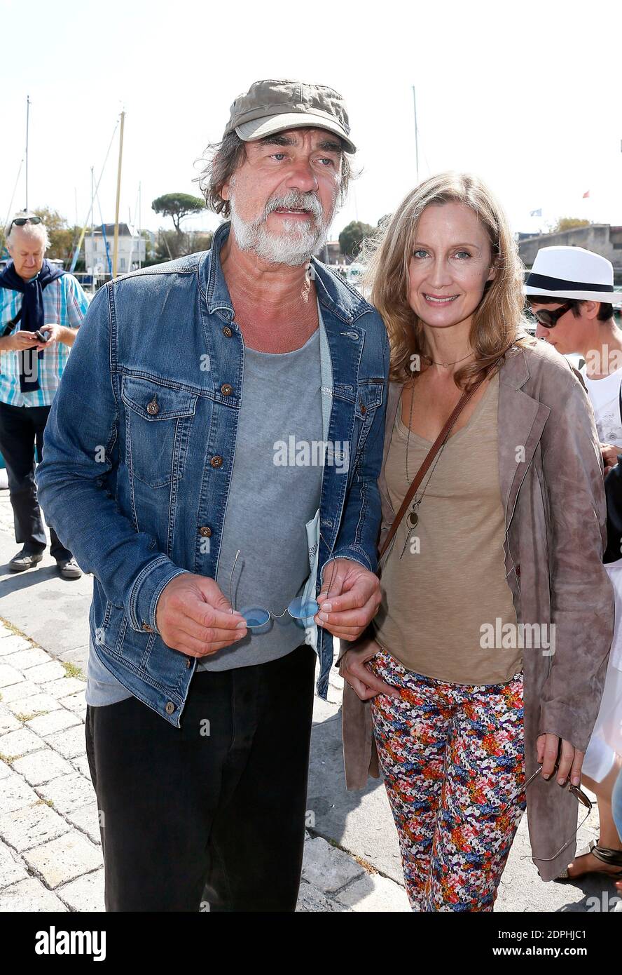 Olivier Marchal and Catherine Marchal attending the 17th Festival of TV ...