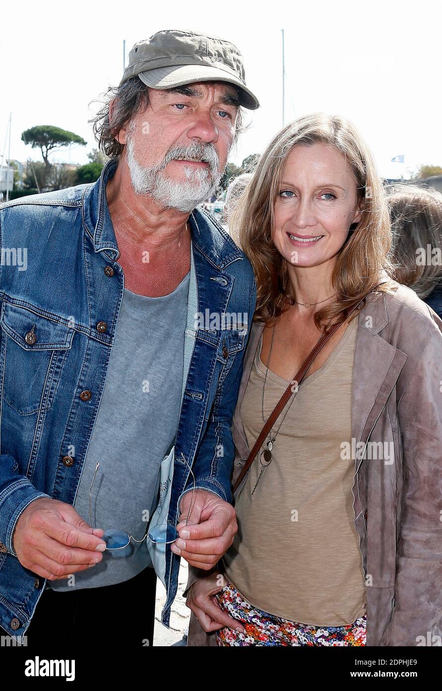 Olivier Marchal and Catherine Marchal attending the 17th Festival of TV ...